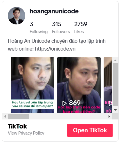 Unicode Academy - Đào tạo lập trình bài bản